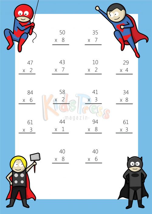 107 Best Multiplication Practice Worksheets & Bundles Images On | Free ...