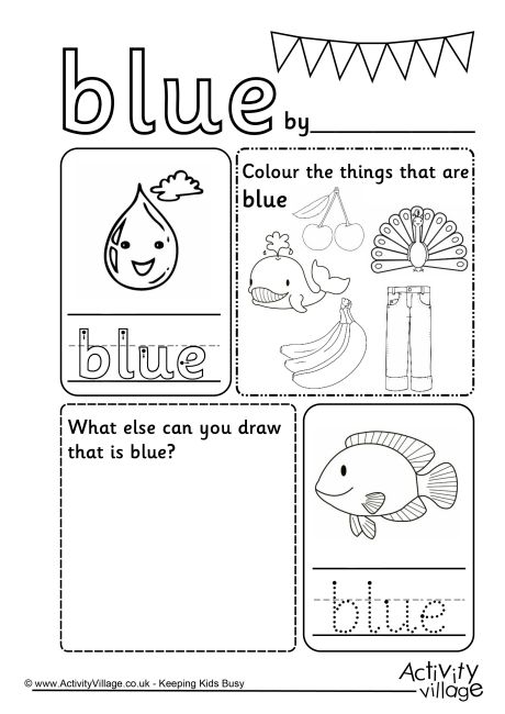 Color Blue Worksheets Free Worksheets Library | Free Worksheets Samples