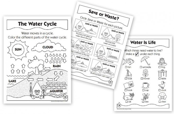 Water Pollution Worksheets For Kids