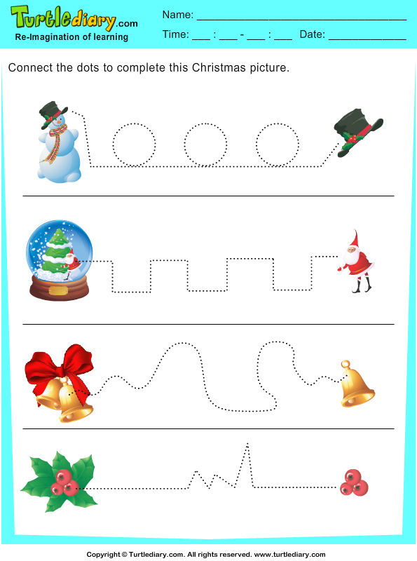 Download And Print Turtle Diary’s Tracing Christmas Bell Worksheet ... Download And Print Turtle Diary’s Tracing Christmas Bell Worksheet ...
