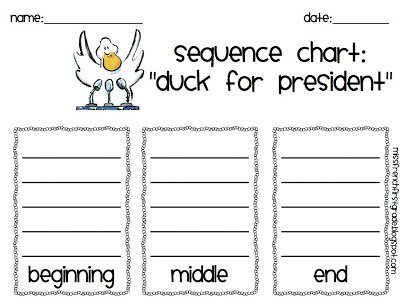 Duck For President Worksheets