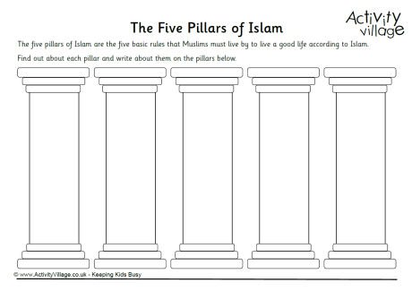 Five Pillars Of Islam Worksheet | Free Worksheets Samples