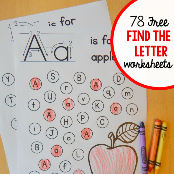 Free Find The Letter Alphabet Worksheets! | Free Worksheets Samples