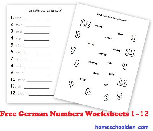 Free German Worksheets For Kids | Free Worksheets Samples