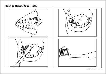 Teeth Brushing Worksheets