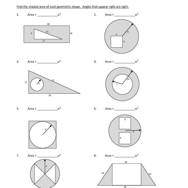 Area And Perimeter Of Irregular Shapes Worksheet Pdf Worksheets | Free ...