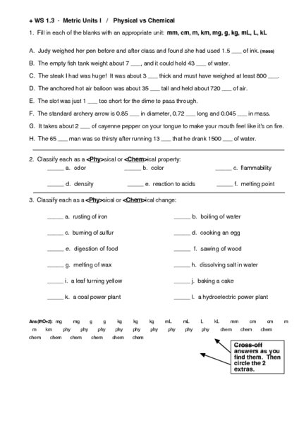 Chemical And Mechanical Weathering Worksheet Worksheets For All | Free ...