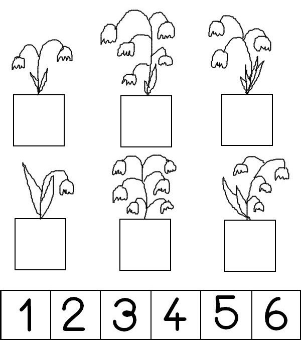 Coloring Page Preschool Worksheets Spring Stick The Number Of | Free ...