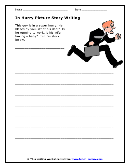 Writing Story Worksheets