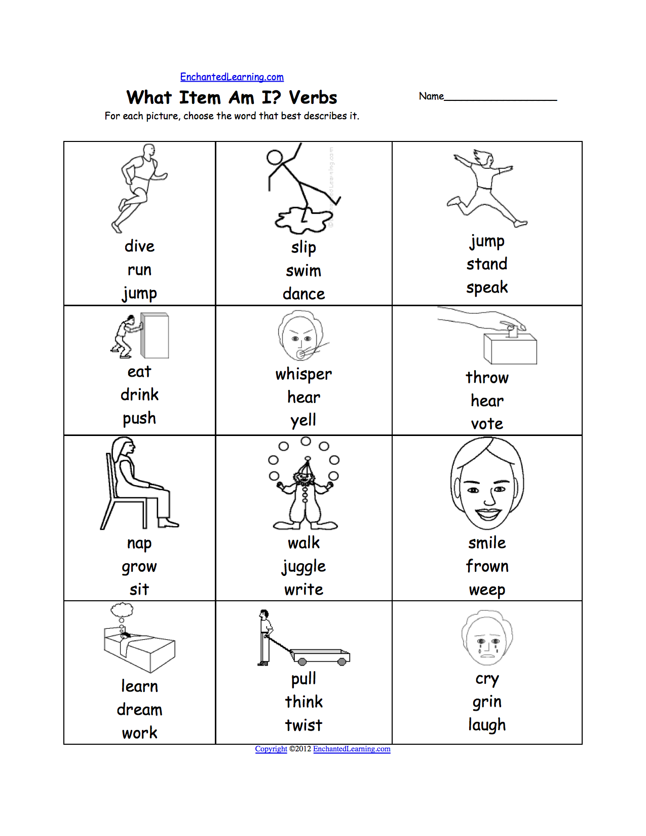 Verbs Worksheets First Grade The Best Worksheets Image Collection ...