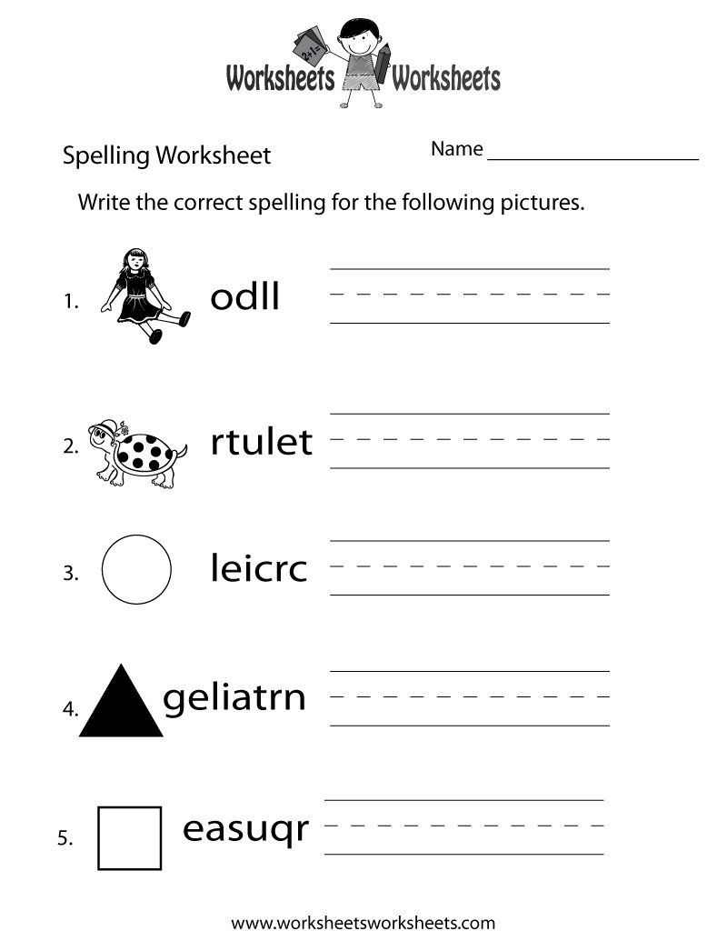 First Grade Worksheets Pdf