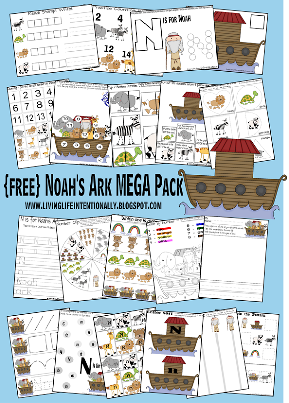 Noah’s Ark Worksheets Kindergarten