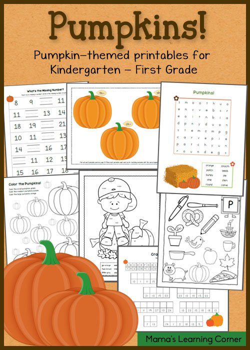 Free Pumpkin Worksheets
