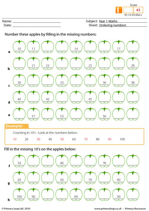 Ordering Numbers To 100 Worksheet Worksheets For All | Free Worksheets ...