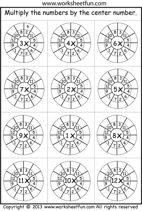 Worksheetfun Multiplication | Free Worksheets Samples