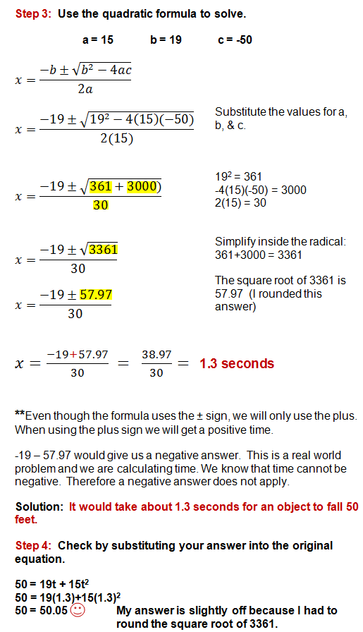 Quadratic Formula Worksheets With Answers