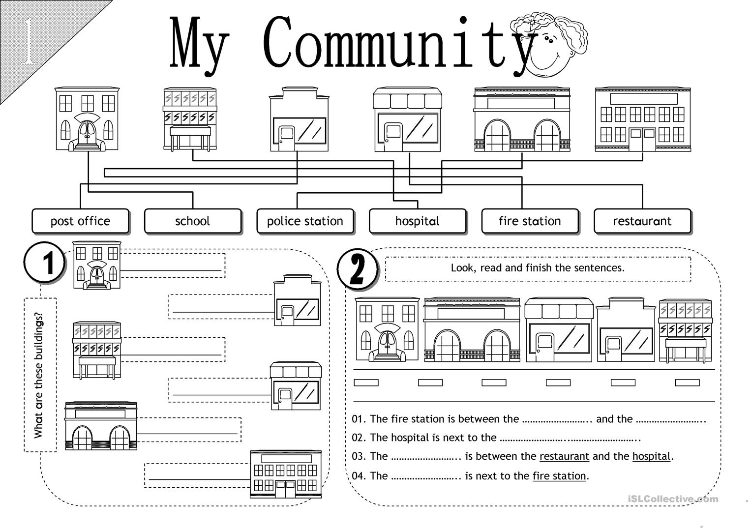 Community Helpers Worksheet Second Grade | Free Worksheets Samples
