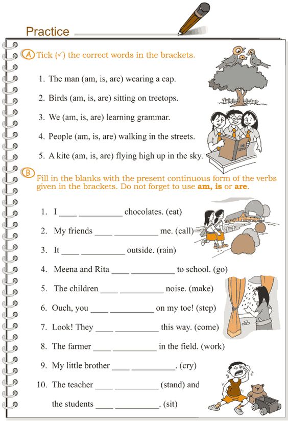 Grade 3 Grammar Lesson 8 Verbs â The Present Continuous Tense | Free ...