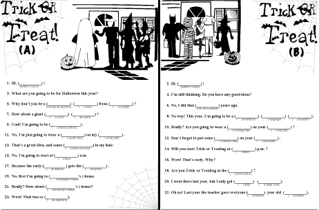 Halloween Comprehension Activities Halloween Esl Worksheets | Free ...