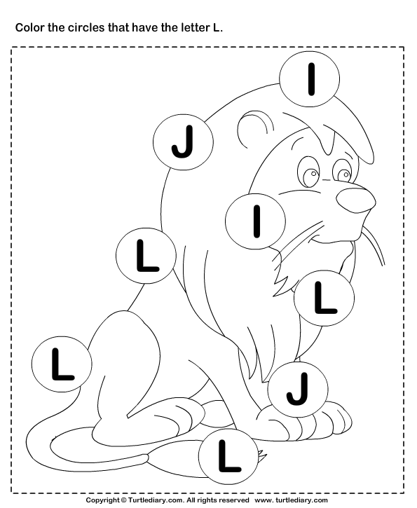 Identifying Letter L Worksheet | Free Worksheets Samples