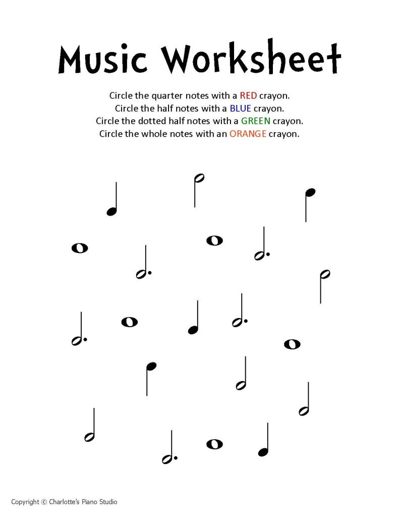 Learning Music Notes Worksheets The Best Worksheets Image | Free ...