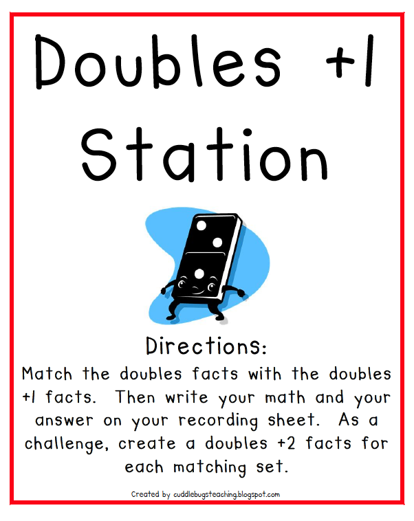 Math Worksheets Grade 1 Adding Doubles | Free Worksheets Samples