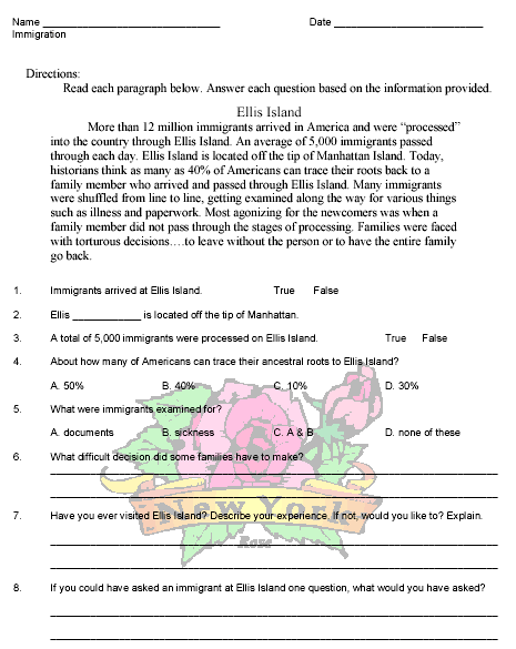 Reading With Questions Worksheets Worksheets For All | Free Worksheets ...