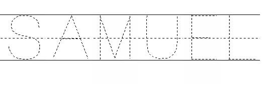 Create Name Tracing Worksheet | Free Worksheets Samples