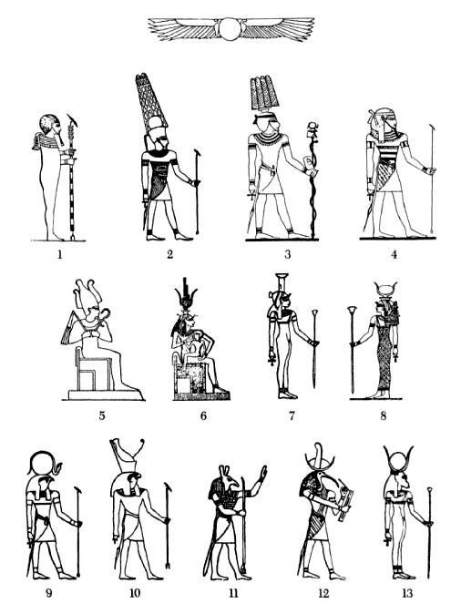 Egyptian Gods Worksheets