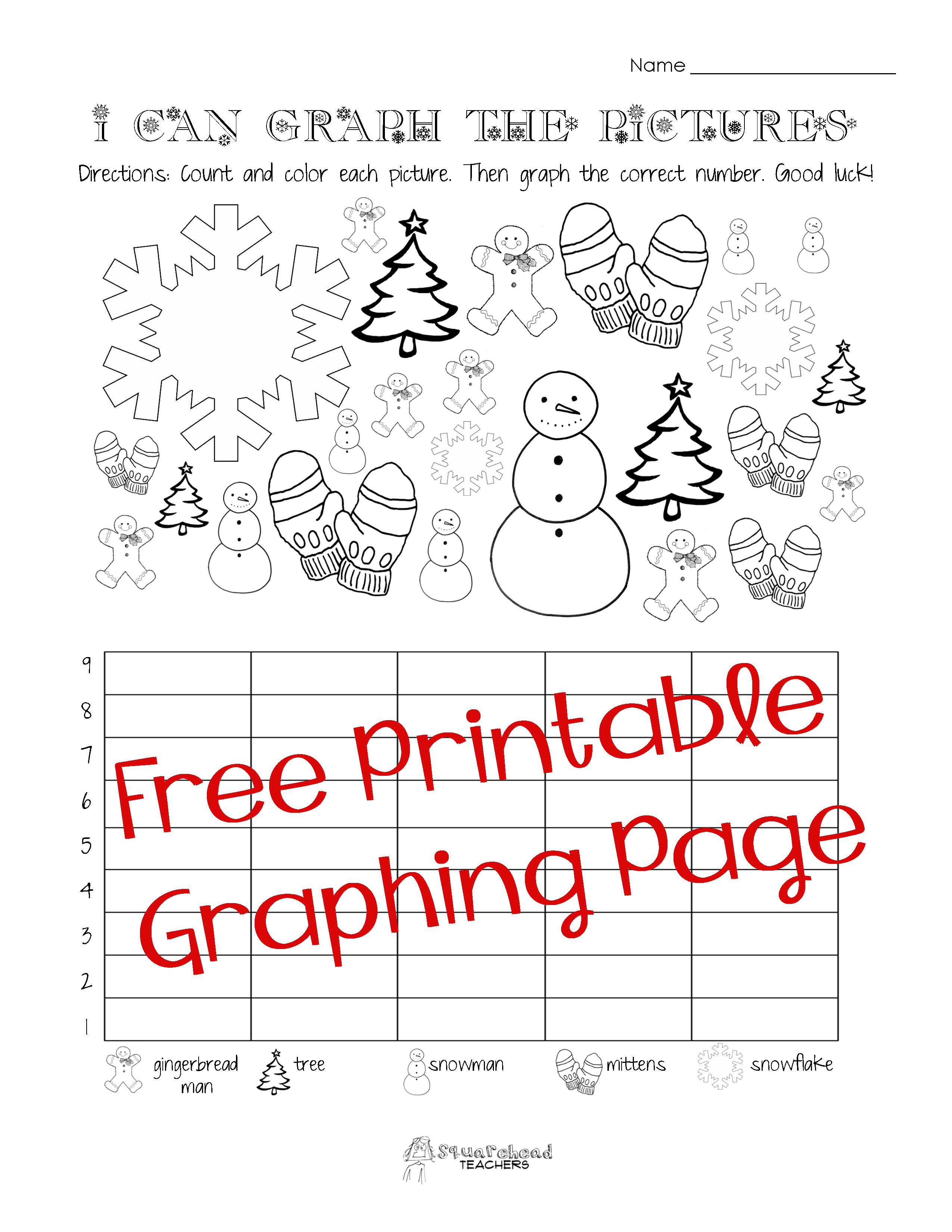 First Grade Graphing Worksheets Free
