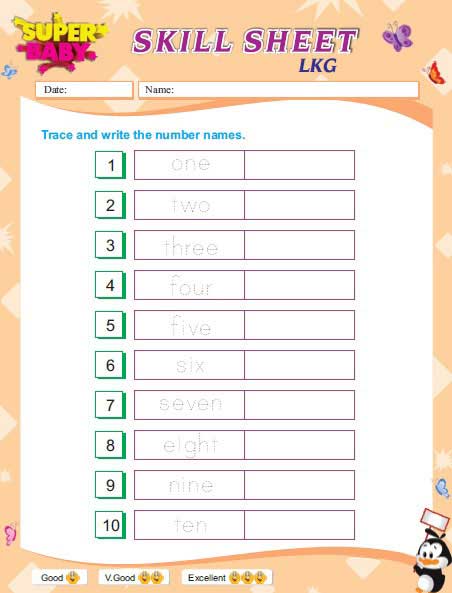 Maths Worksheets For Kg1 Elegant Lkg Worksheets Free Download | Free ...