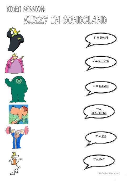 Muzzy In Gondoland Worksheet | Free Worksheets Samples