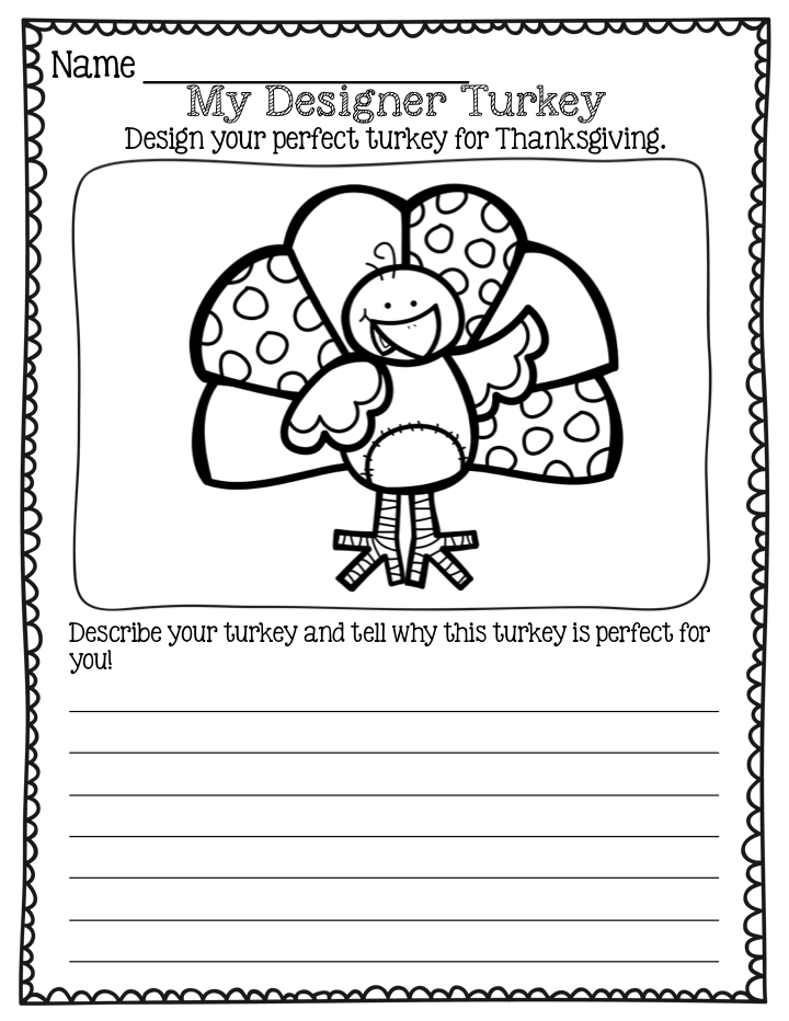 Thanksgiving Worksheets For 1st Grade
