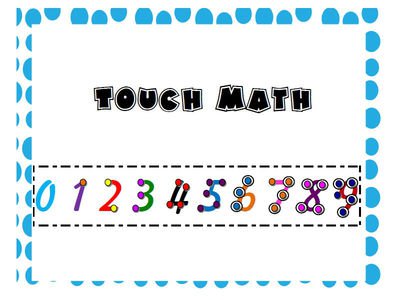 Touch Math Number Strips For Students | Free Worksheets Samples