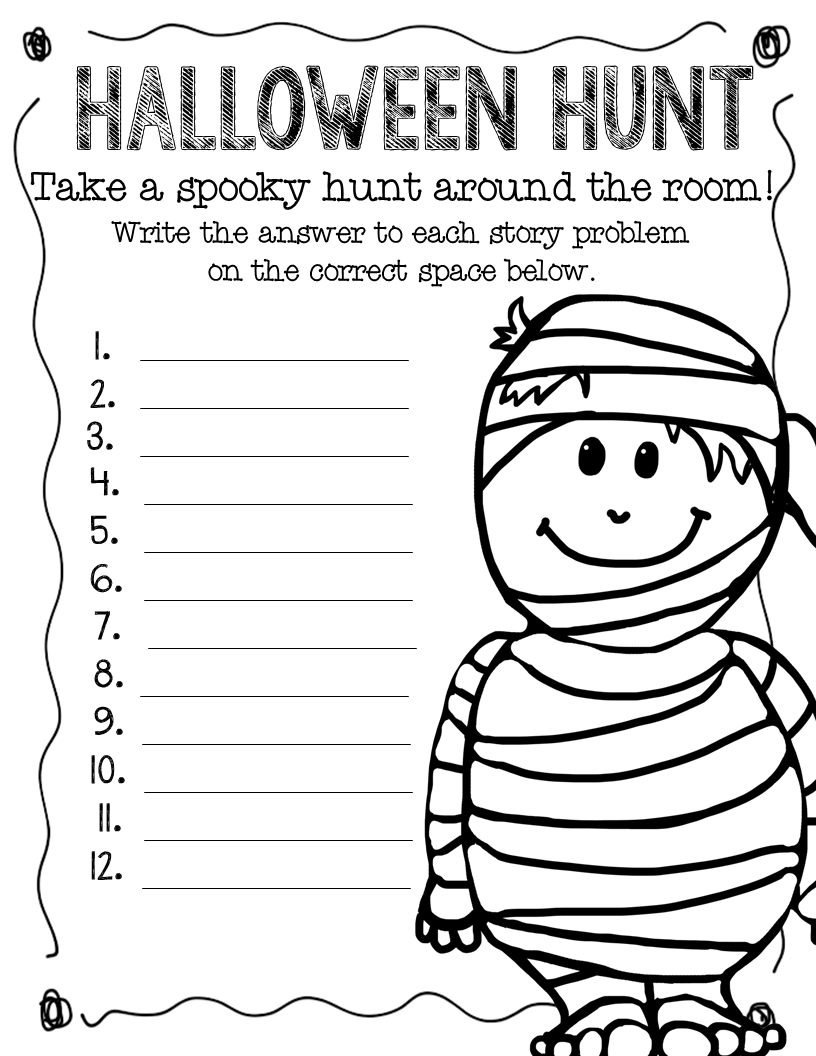 2nd Grade Halloween Worksheets The Best Worksheets Image | Free ...
