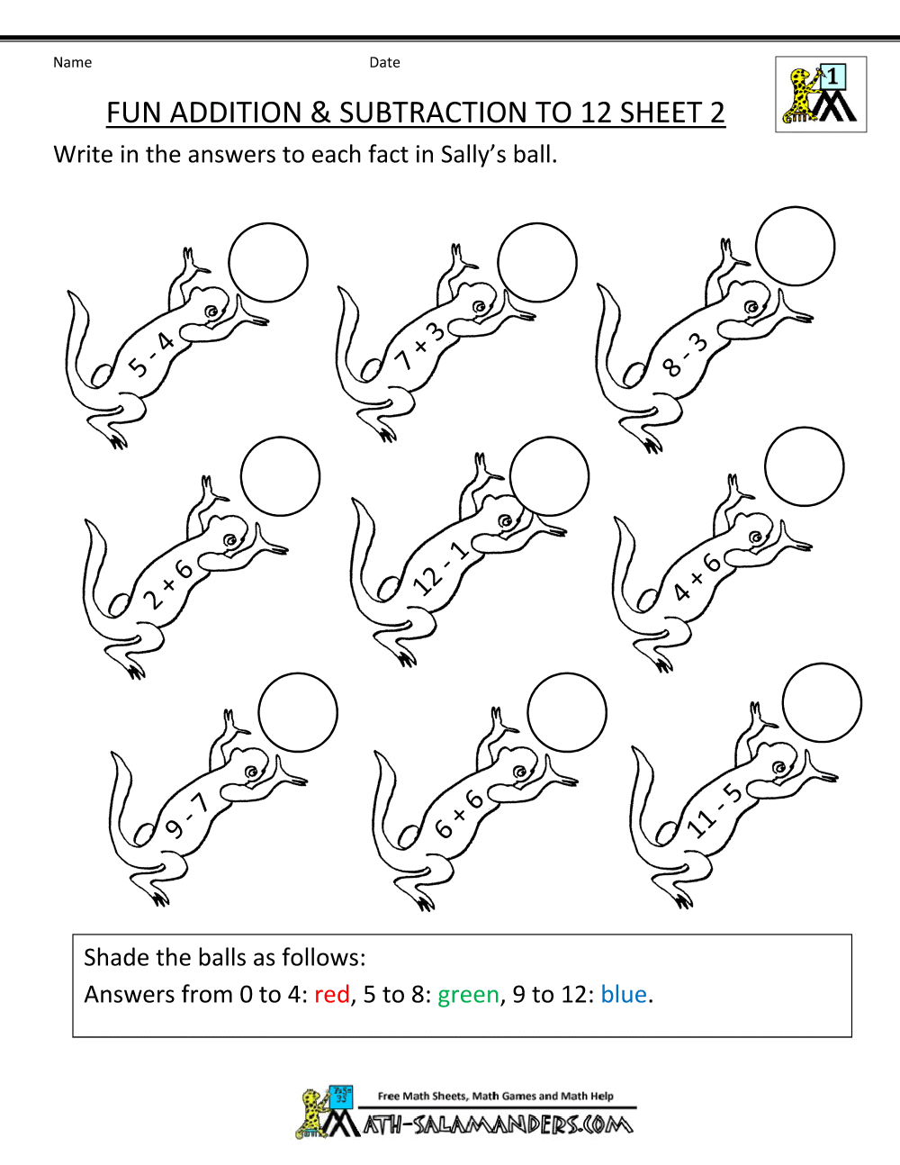 Collection Of Fun Maths Worksheets Year 2 | Free Worksheets Samples