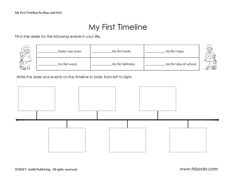 Timeline Worksheets 6th Grade