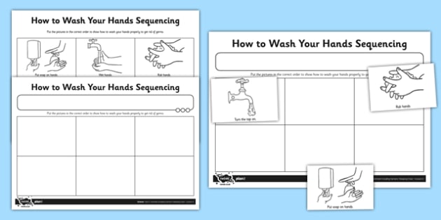 How To Wash Your Hands Worksheet Activity Sheet | Free Worksheets Samples