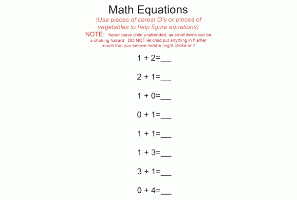 Math Worksheets For 6 Year Olds