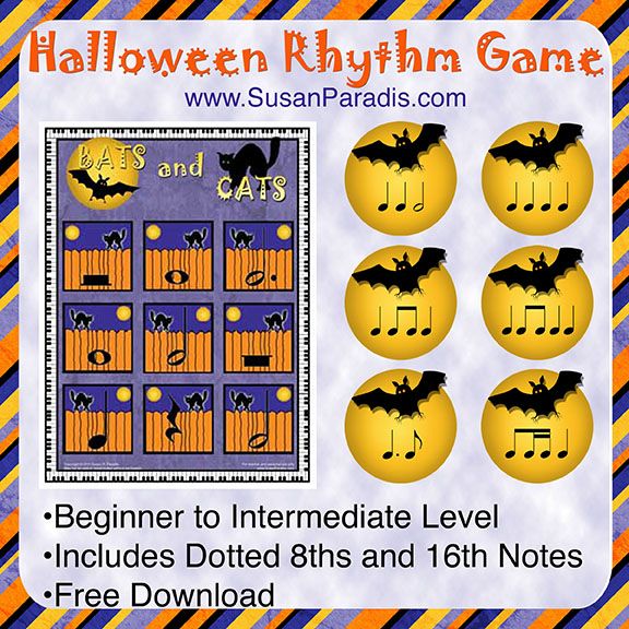 Bats And Cats Rhythm Game | Free Worksheets Samples