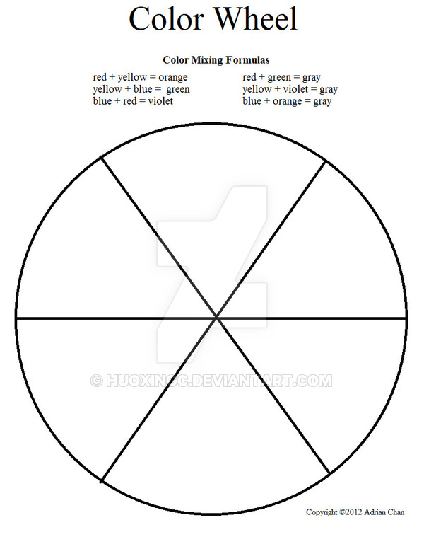 The Color Wheel Worksheets