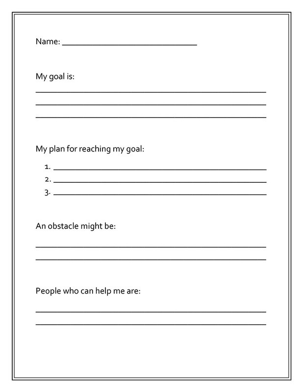 Career Goal Setting Worksheets