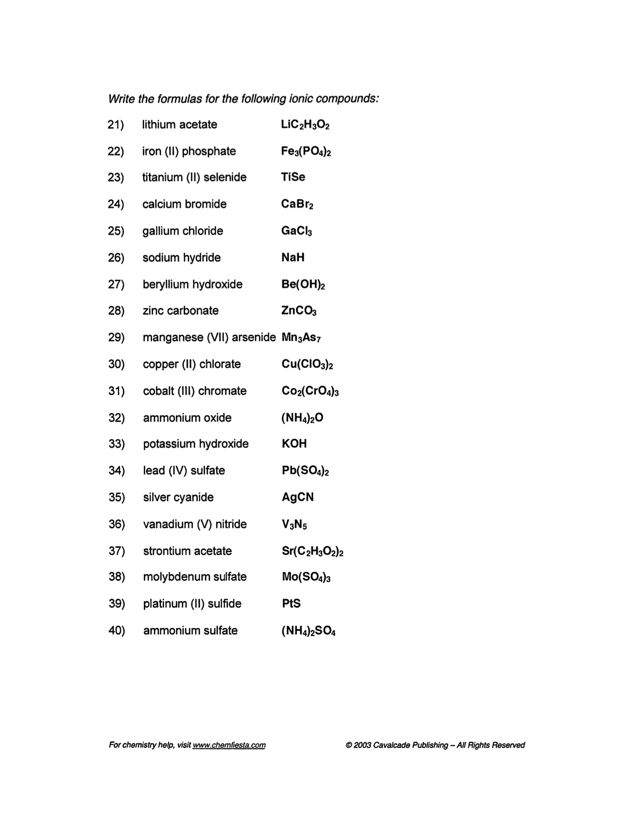 Ionic Naming Practice Problem Solutions 2jpg, Nomenclature | Free ...