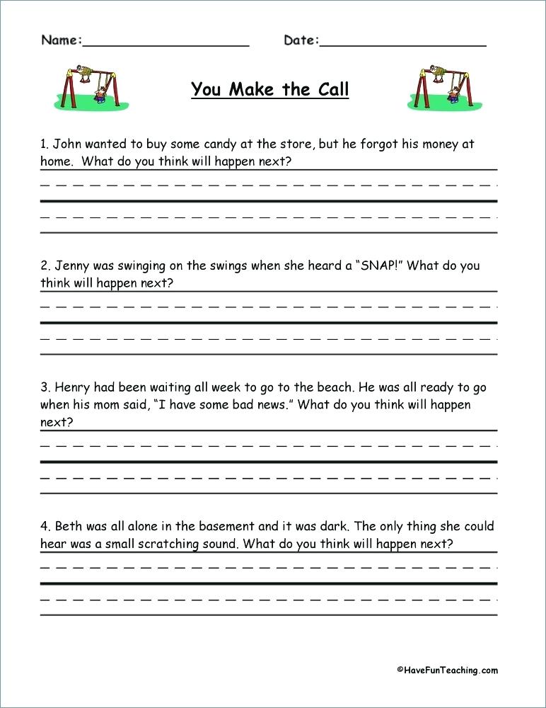 Inference Worksheets Grade 2