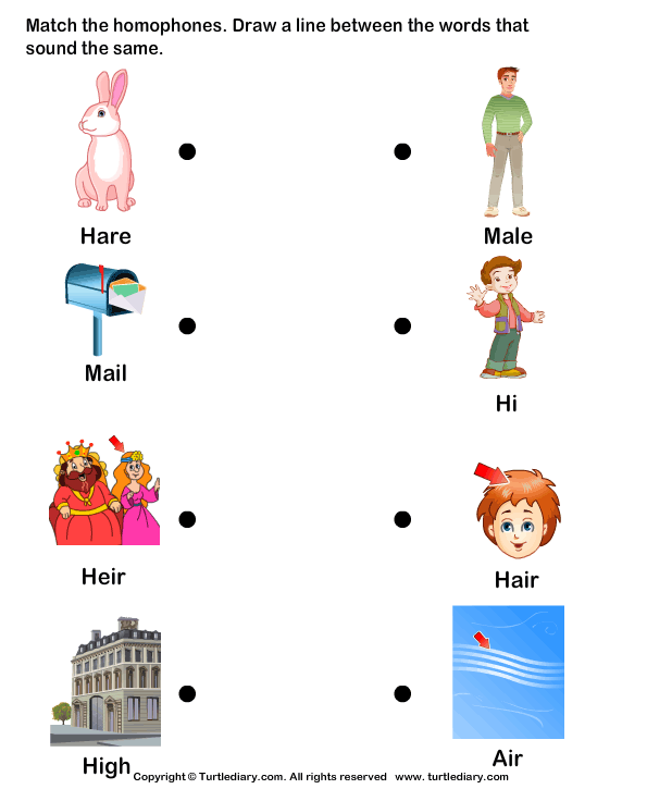 Homophone Riddles Worksheets