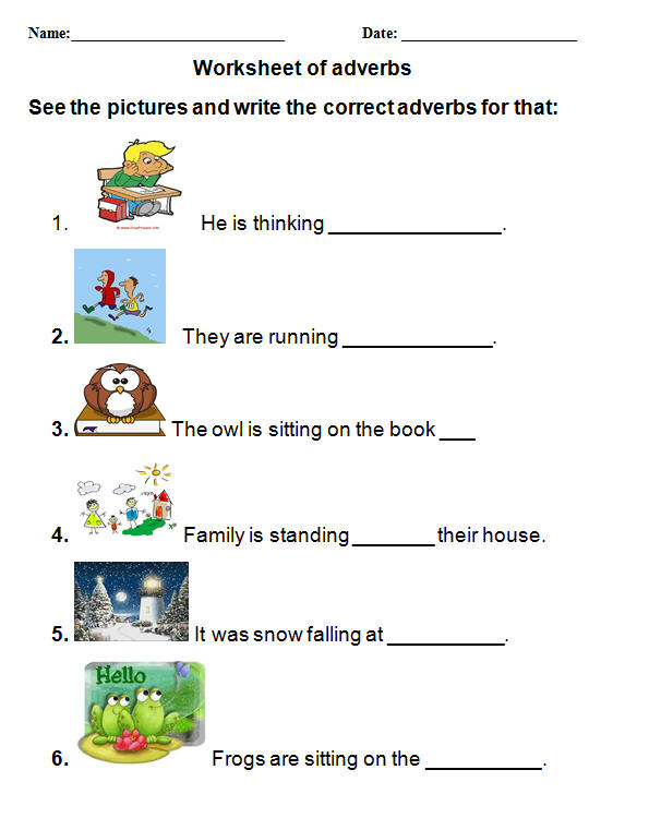 Adverb Of Place Worksheets adverb-of-place-worksheets