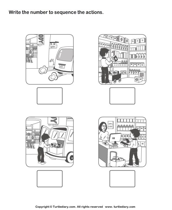 Story Sequencing Worksheets For Grade 1