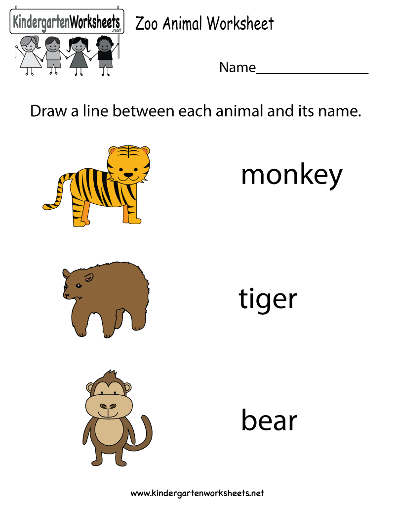 Free Printable Animal Worksheets For Preschoolers 1130448 | Free ...