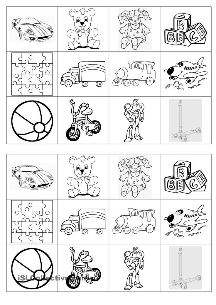 Toys Worksheets Printables