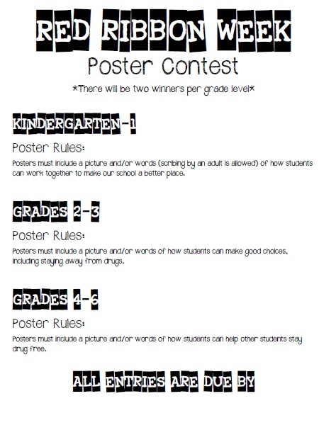 Red Ribbon Week | Free Worksheets Samples